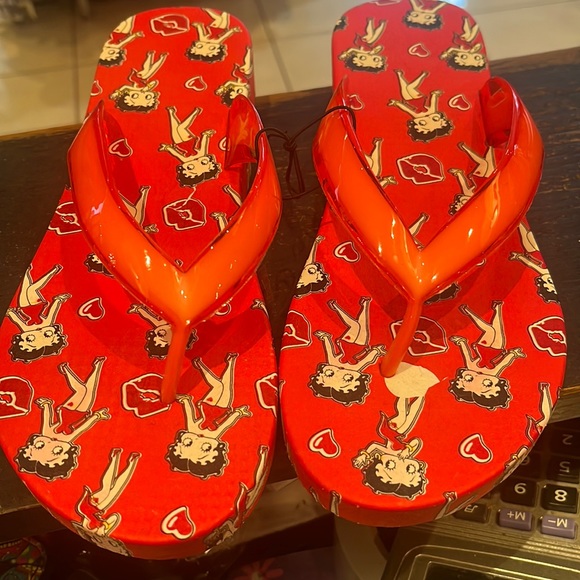 Betty Boop | Shoes | Betty Boop Red Sandal | Poshmark